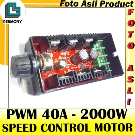 Promo Dc Motor 40a Speed Control Pwm Hho Rc Controller 10 50v 2000w Pwm