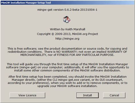 Mingw C Download And Installation Instructions