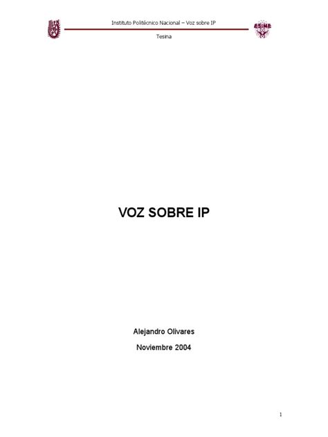 Voz Sobre Ip Pdf Modulación Voz Sobre Ip