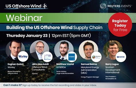Free Webinar Building The Us Offshore Wind Supply Chain