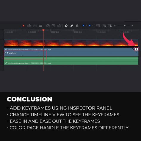 using keyframes in davinci resolve 18 in depth tutorial edits 101