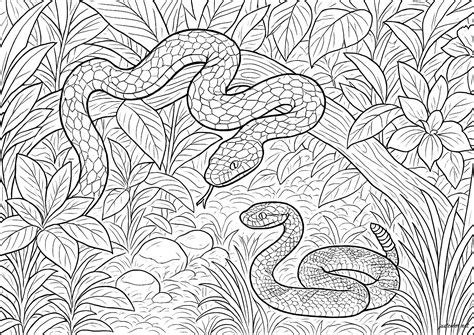Realistic Python Coloring Pages 2025