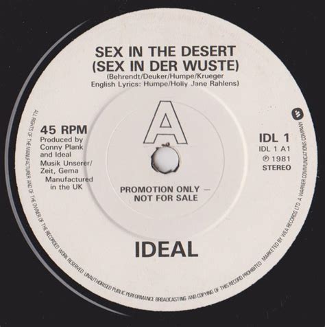 Ideal Sex In The Desert Sex In Der Wüste Feuerzeug 1981 Vinyl