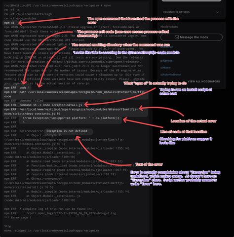 All Of My Installs I Attempt With Npm Fail Can Anyone Help Me Dissect