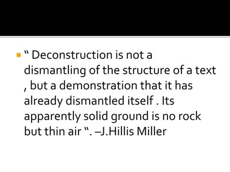 Deconstruction As A Literary Theory Pptx