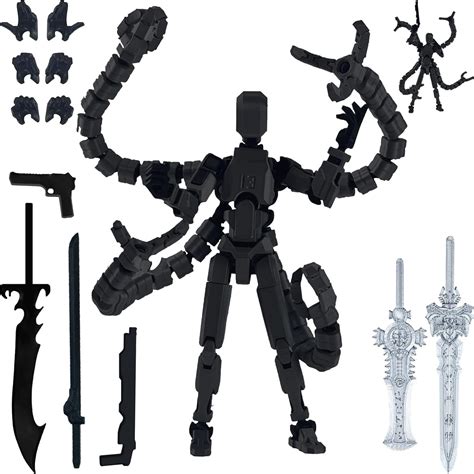 Assembly Completed 7 2inch T13 Action Figure 3d Printed Multi Jointed Movable T13 Lucky 13 Dummy
