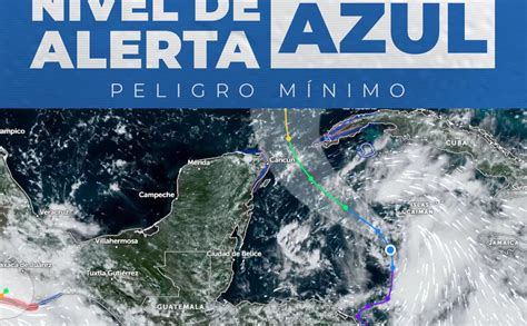 Cancún activa protocolos ante la llegada del potencial ciclón tropical