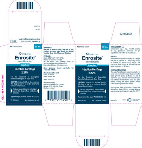 Enrosite MWI VetOne Veterinary Package Insert