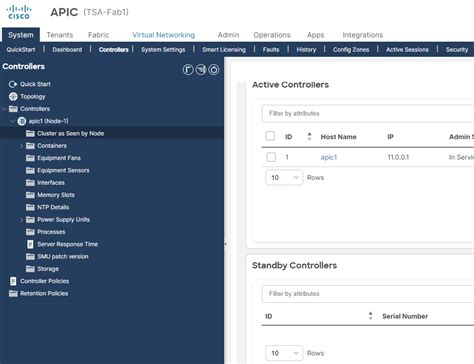solved add standby apic in aci version 6 0 cisco community