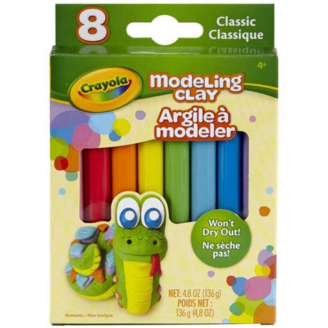 Crayola Modeling Clay Classic Colors 8 Ct By Crayola At Fleet Farm