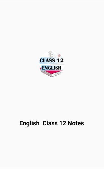 Class 12 English Notes Offline Apk For Android Download