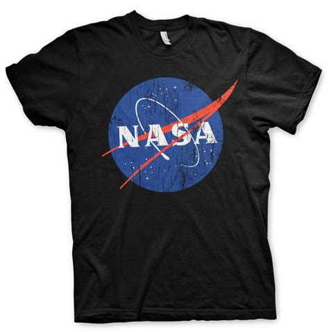 Nasa Washed Logo T Shirt Nasa Brands