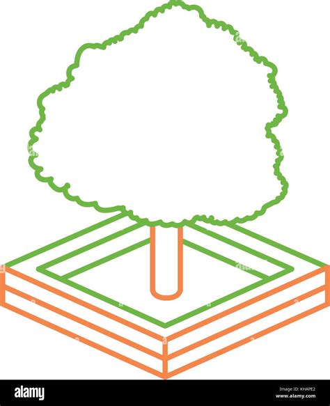 Isometric Tree Design Stock Vector Image And Art Alamy