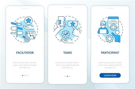 Premium Vector Structure Of Usability Test Session Blue Onboarding