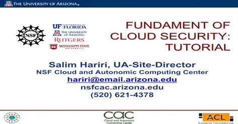 Pdf Fundament Of Cloud Security Tutorial Securitytutorial Part 1