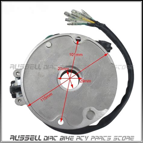 6 Poles Alu Coils Stator Magneto For Lifan 125cc 1 Vicedeal