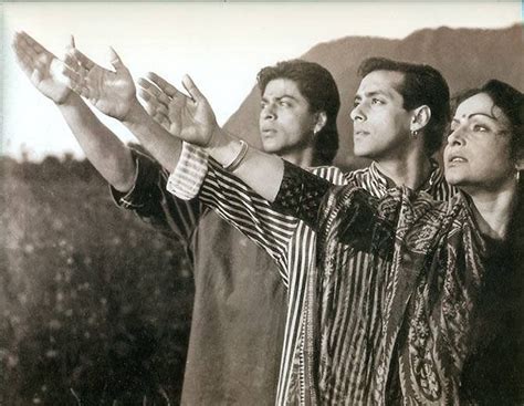 Karan Arjun Movie Shahrukh Khan Salman Khan And Rakhee