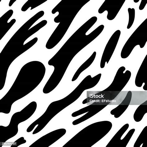 벡터의 이음새가 없는 패턴으로 대각선으로 정리된 길쭉한 검은색 페인트 얼룩 0명에 대한 스톡 벡터 아트 및 기타 이미지 0명 고대비 곡선 Istock