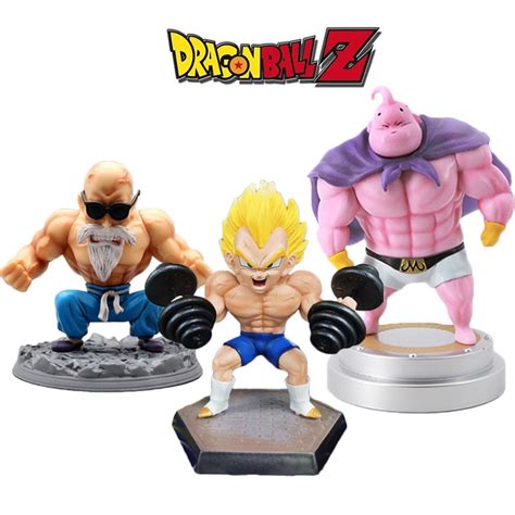 24 Hour Shipmentdragon Ball Z Buu Figure Fat Min Buu Muscle Vgeta Kame Sennin Pvc Dbz Anime