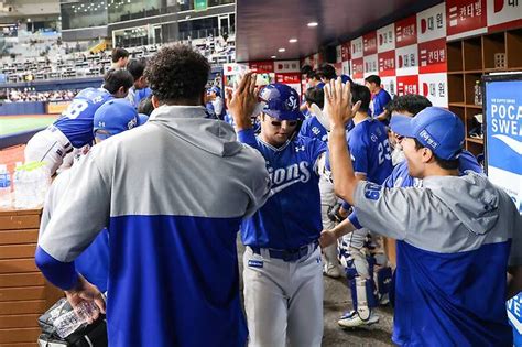 고척 게임노트 ‘박병호 홈런 쾅 좌승현 Qs 완벽투 삼성 키움 7 1로 꺾고 4연패 탈출