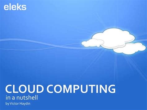 cloud computing ppt ppt