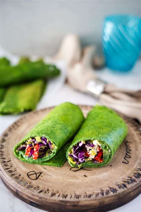 Spinach Egg Wrap