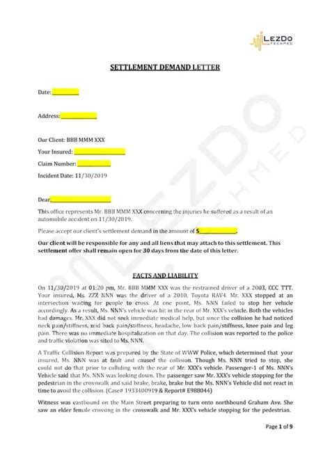Expert Letter Of Claim Samples To Meet Your Case Demands