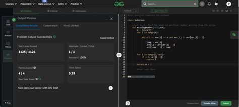 Geeksforgeeks Codingjourney Geeksstreak2025 Gfg Learning Gfg16