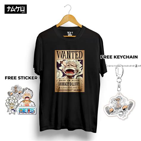 Jual TAKU Kaos Monkey D Luffy New Bounty Tshirt Anime One Piece