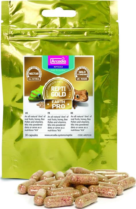Витамины для рептилий Arcadia Repti Gold 30 capsules | ZooDA