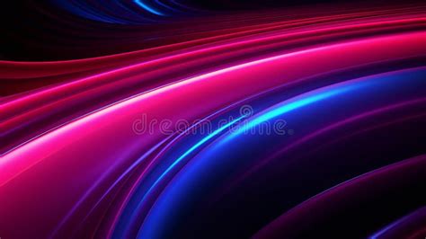 Abstract Colorful Background With Vibrant Lines And Curves Generative