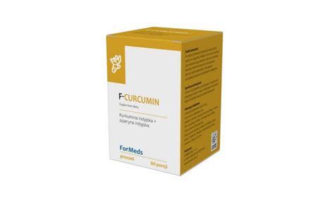 Formeds F Curcumin Proszek 306g Cena 7599zł Sklep Biosuplementacjapl