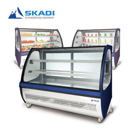 Deli Refrigerator Supermarket Display Countertop Case Food Open For