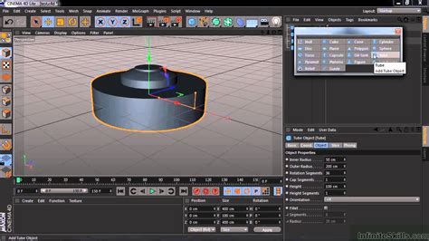 Cinema 4d Lite Tutorial Examining And Adding Parametric 3d Objects Youtube