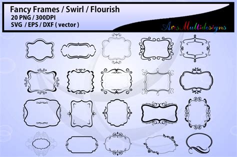 Fancy Frames Graphic By Arcs Multidesigns Creative Fabrica