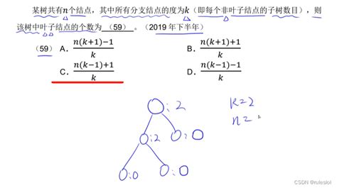 软件22 上午题 【数据结构】 树与二叉树1软件工程结点数 Csdn博客