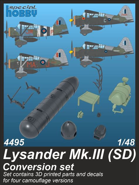 Lysander Mkiii Sd Conversion Set 148 Special Hobby Výrobce
