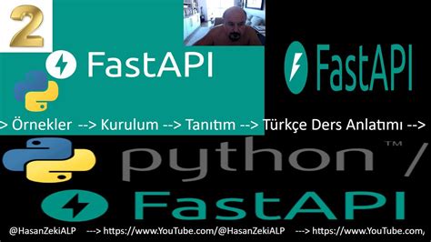 Türkçe Kaynaklara Katkı Python Fastapi Ders 2 Örneklerle Youtube