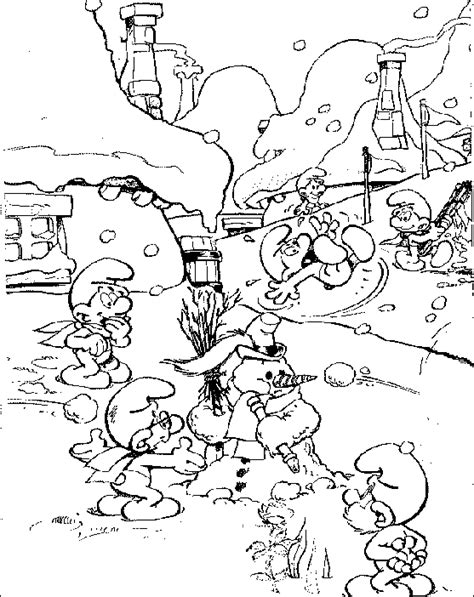 Dessins Gratuits à Colorier Coloriage Schtroumpf à imprimer