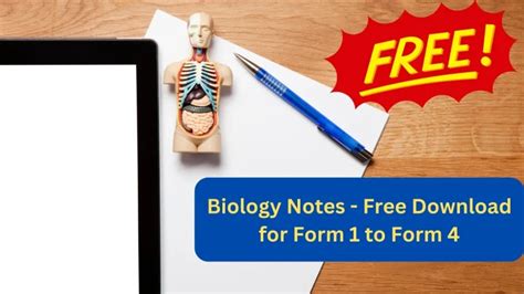 Biology Notes Free Download For Form 1 To Form 4 Teachers Updates