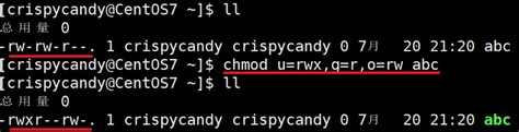 linux rwx权限rwx权限含义 更改文件权限 CrispyCandy 博客园