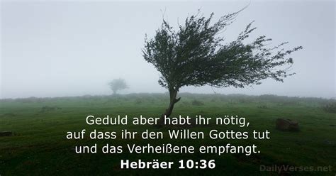 7 September 2023 Bibelvers des Tages Hebräer 10 36 DailyVerses net