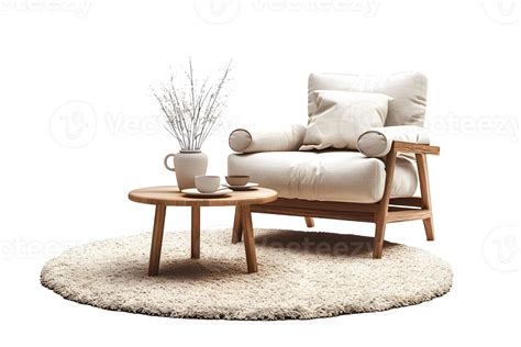 Modern Living Room With Sofa And Coffee Table 43302591 Png