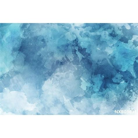 Laeacco Gradient Blue Solid Color Photography Backdrops Abstract Grunge