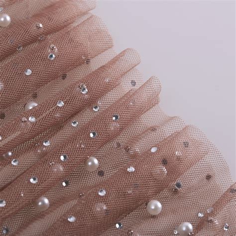 Yingtang Customize Bikini Cover Up Shiny Rhinestone Jewelry Body Chain Colorful Mesh Dress See