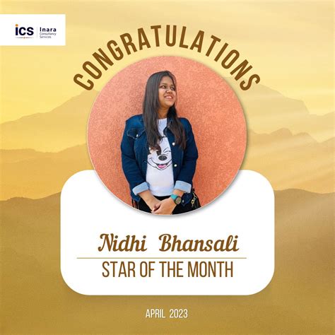 Nidhi Bhansali On Linkedin I Am Thrilled And Honoured To Receive The