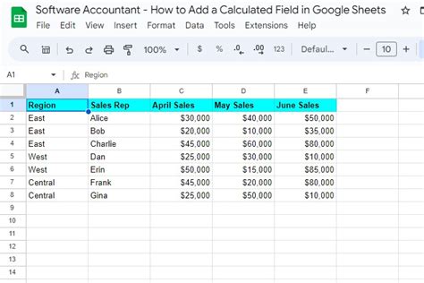 How To Add A Calculated Field In Google Sheets Step By Step