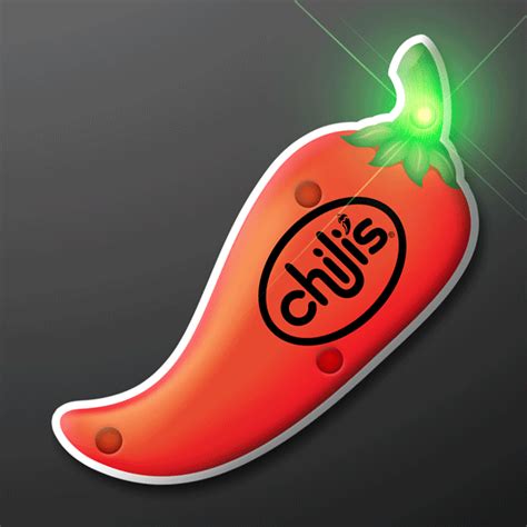 Customised Blinking Chili Pepper Led Light Pins Are The Perfect Promot