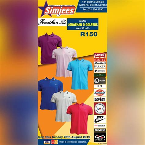 Simjees Lifestyle And Sportswear Jonathand Jd Gholfer Weekendspecials Bestpriceintown Save