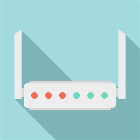 Premium Vector Broadband Router Icon Flat Illustration Of Broadband